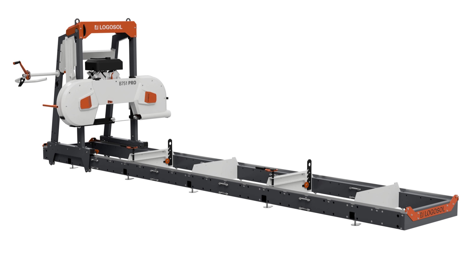 B751 PRO Bandsaw Mill (gas, 15 hp, Loncin) with electric start