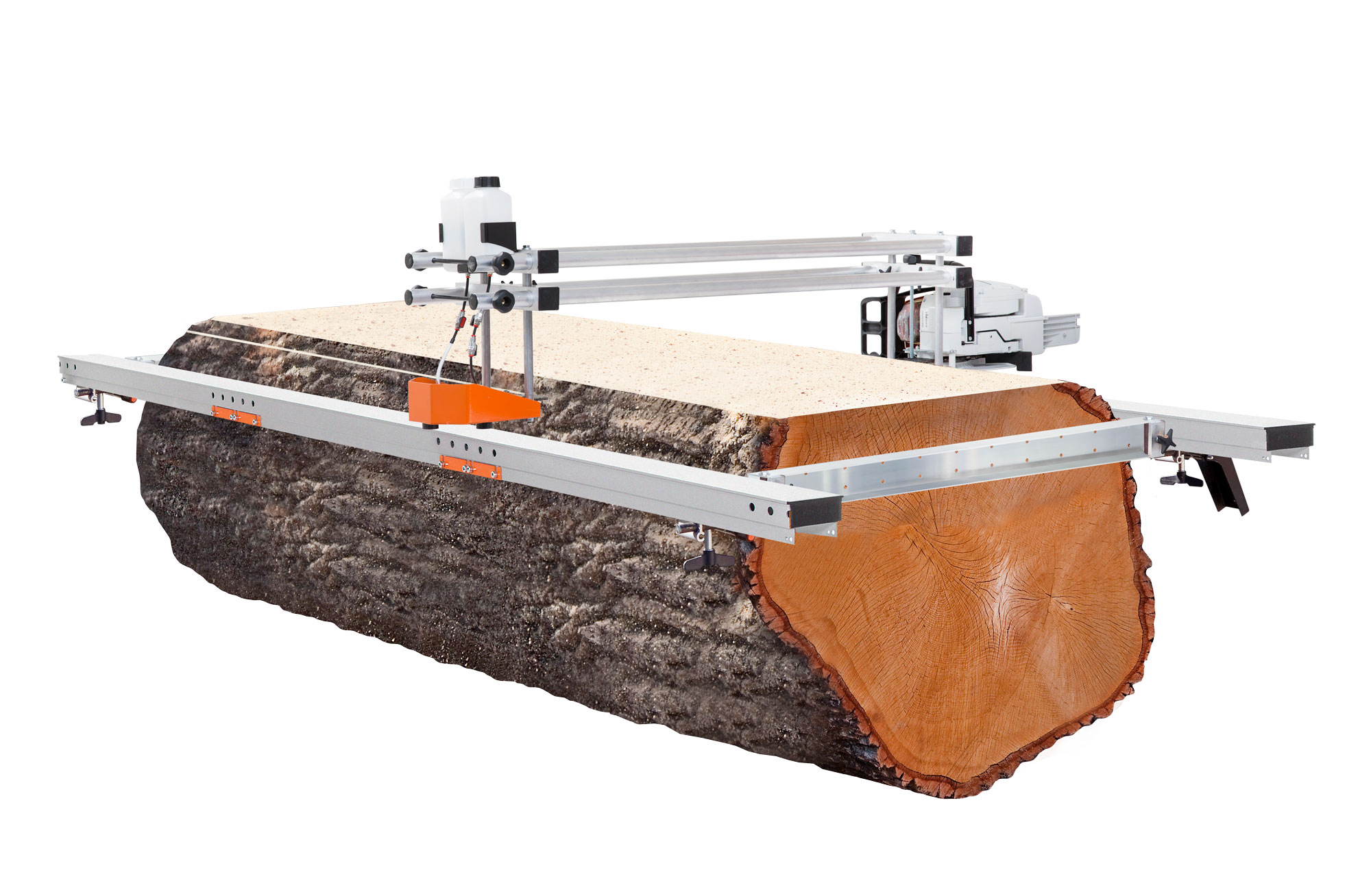 Big Mill with guide rail package, for 66" (167 cm) guide bar (chain and ...