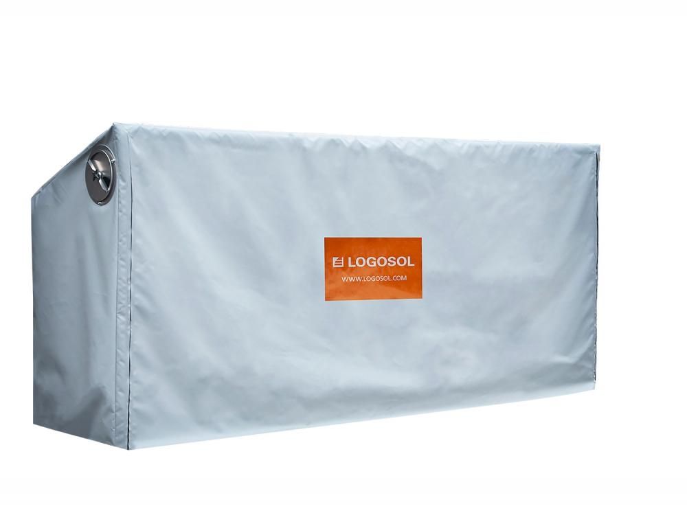 Complete package with drying chamber (WDK) and wood drying unit (WDU)